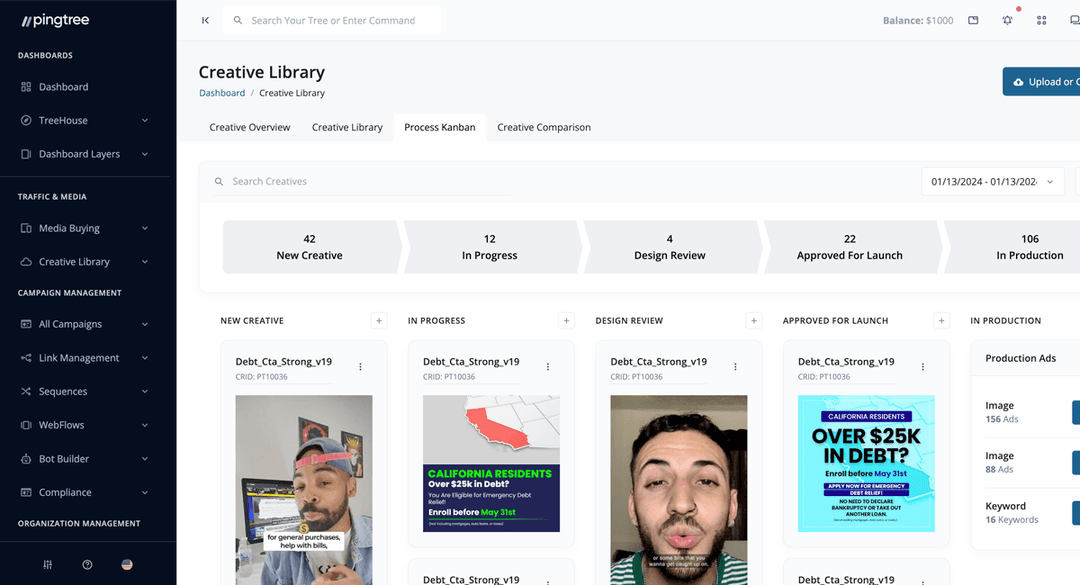 Pingtree - Ad Management