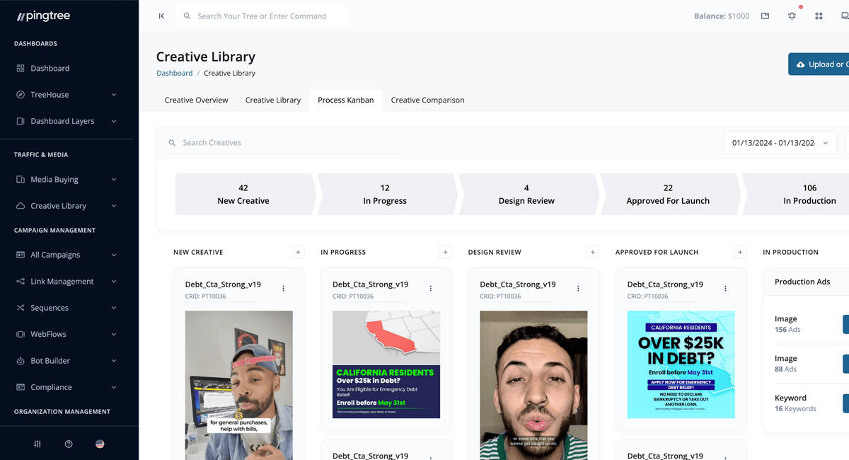 Pingtree - Ad Management